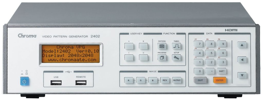 The Chroma 2402 Video Pattern Generator LCD-TV/PDP/Monitor