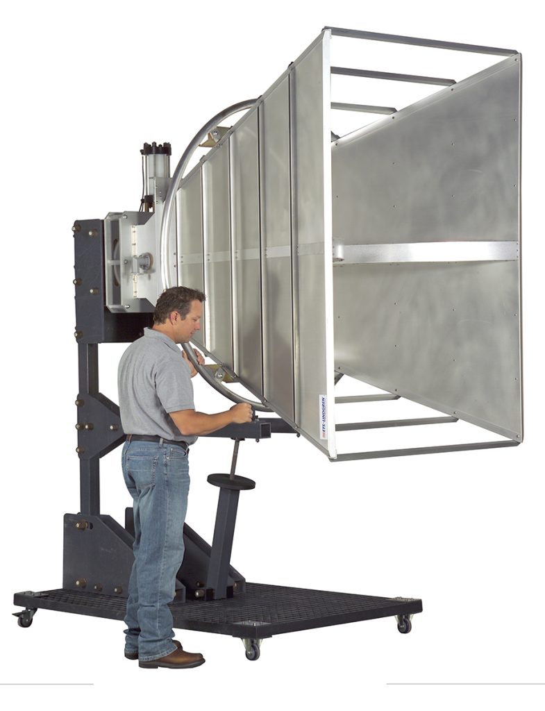 3112 Double-Ridged Guide Antenna frequency range of 100 MHz to 1 GHz